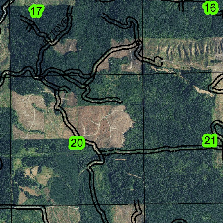 Mill City T9S R3E Township Map by Super See Services | Avenza Maps