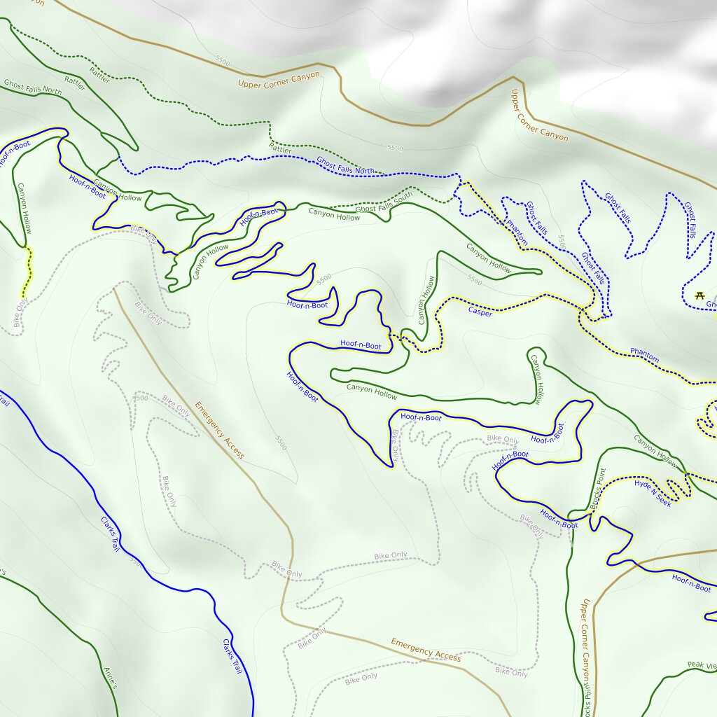 Corner Canyon - Hike and Equestrian Map by Orbital View, Inc. | Avenza Maps