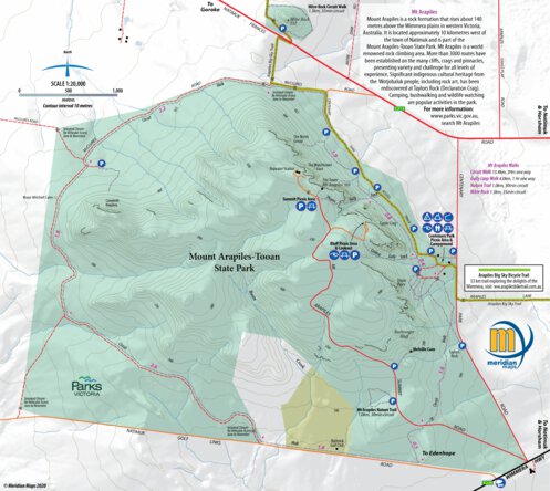 Mt Arapiles Map by Meridian Maps | Avenza Maps