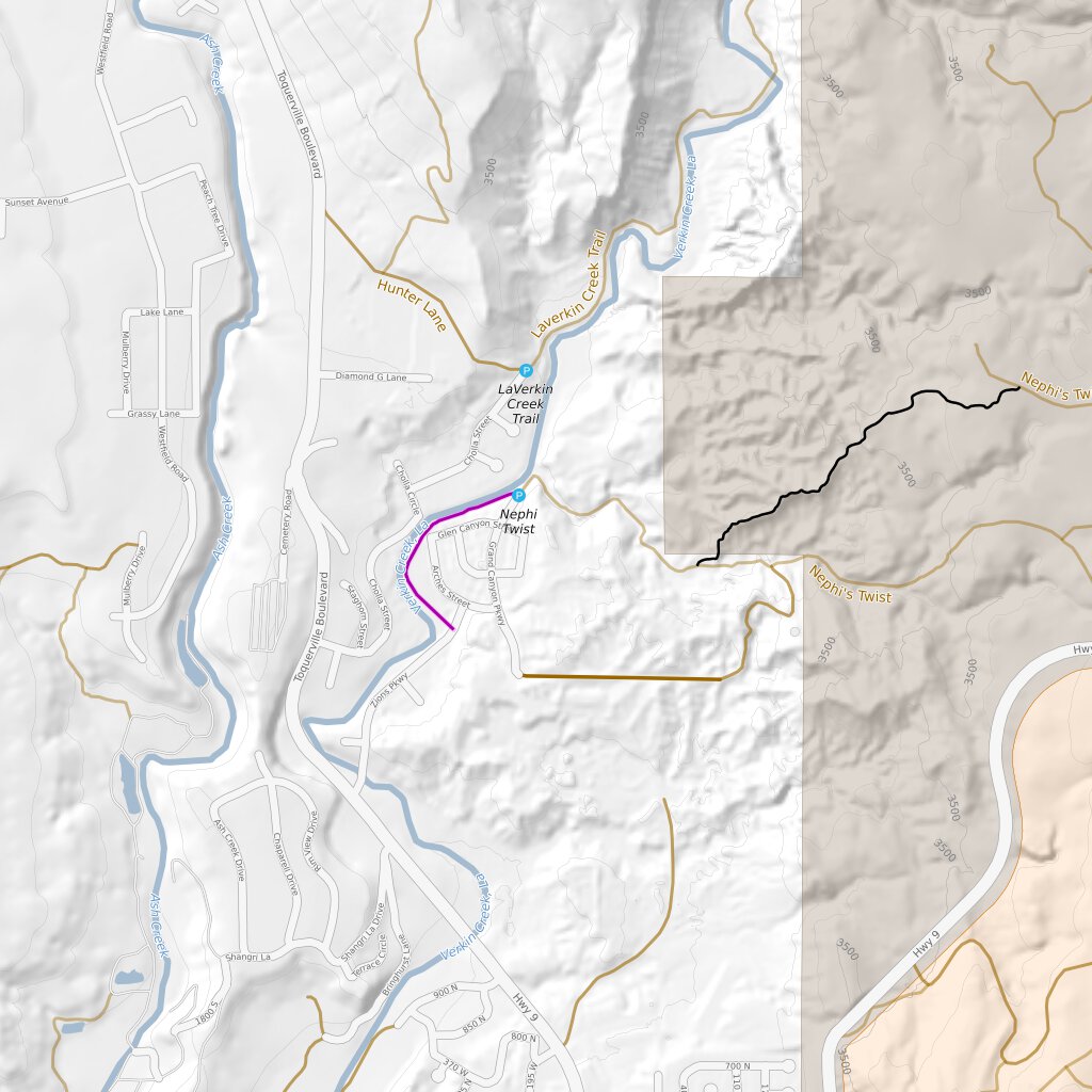 Hurricane (Gooseberry Mesa) Utah MTB Map by Orbital View, Inc. | Avenza ...