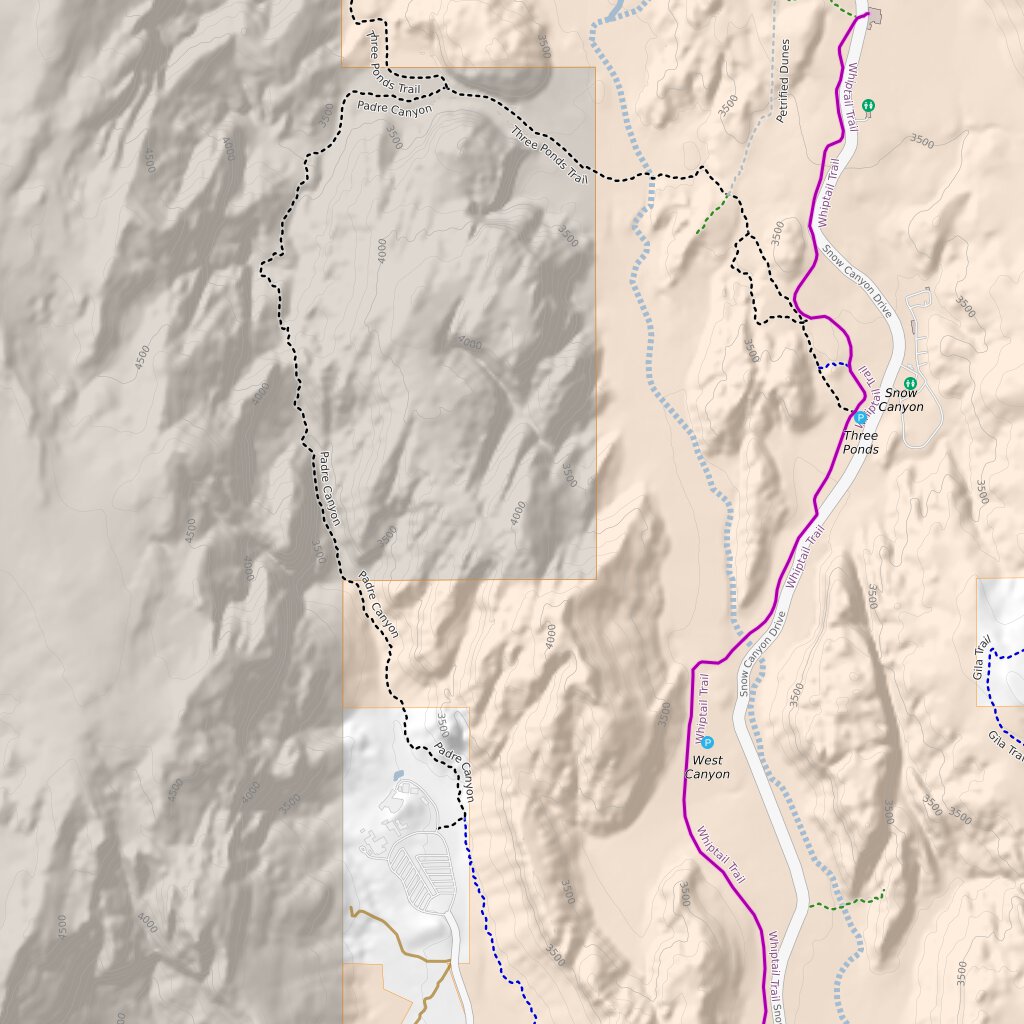 Saint George Utah Trails Map by Orbital View, Inc. | Avenza Maps