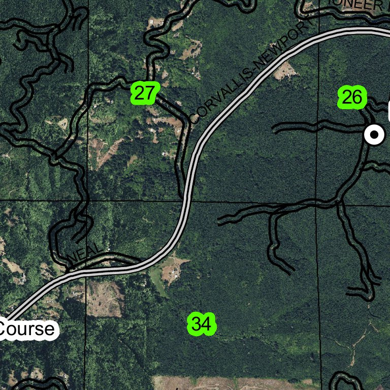 Siletz Bay T10S R10W Township Map by Super See Services | Avenza Maps