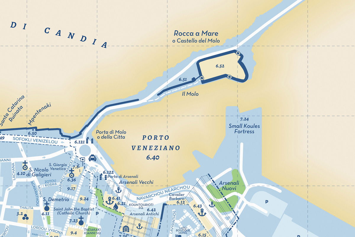 Città di Candia Map by Staridas Geography | Avenza Maps
