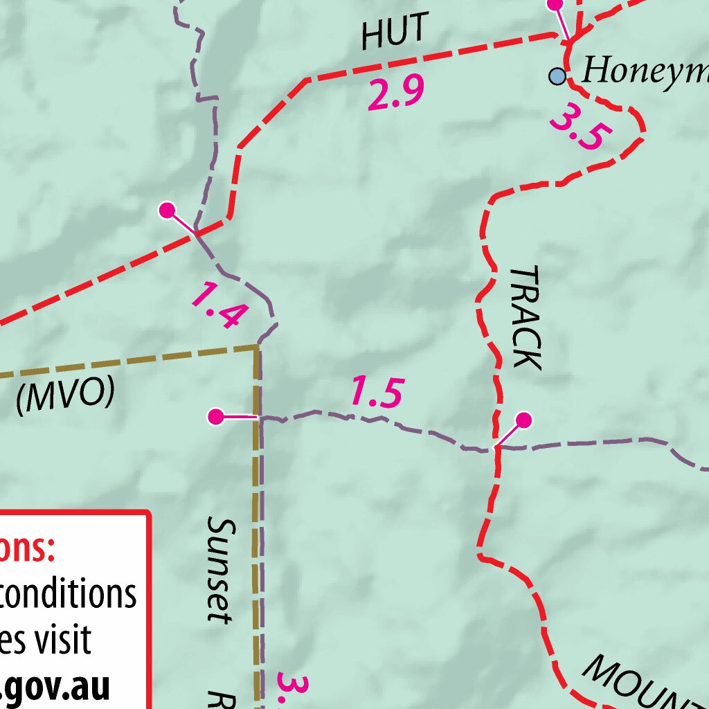 Victoria's Deserts - Pink Lakes Map by Meridian Maps | Avenza Maps
