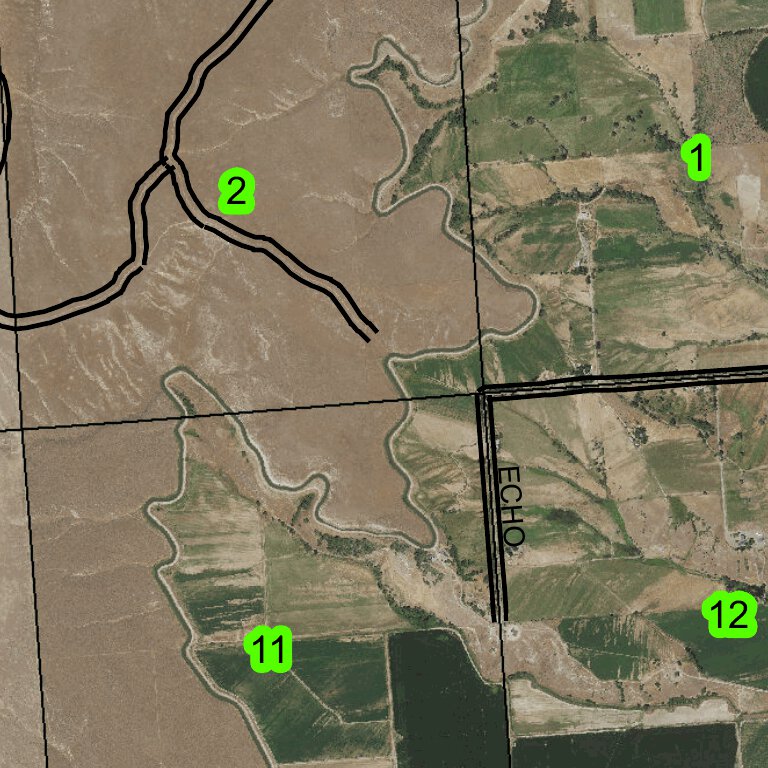 Nyssa T19S R47E Township Map by Super See Services | Avenza Maps