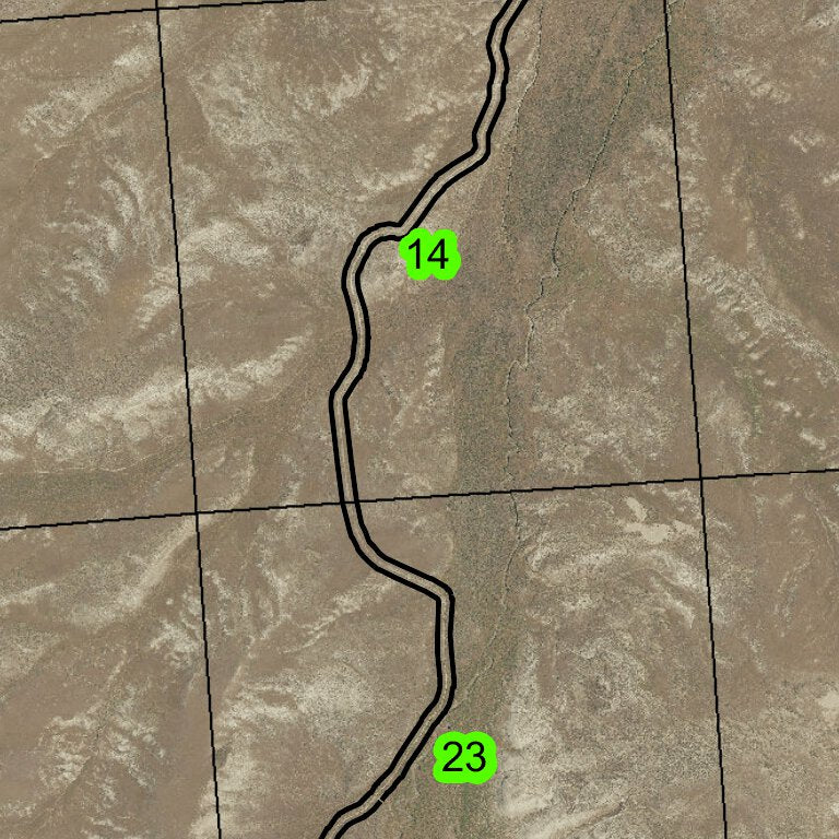 Broken Rim Reservoir T20S R43E Township Map by Super See Services ...