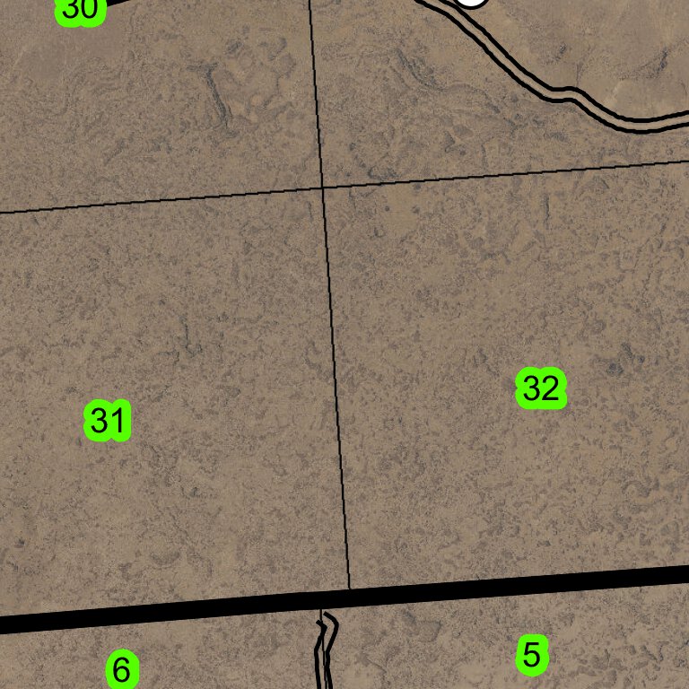 Box Canyon T29S R45E Township Map by Super See Services | Avenza Maps
