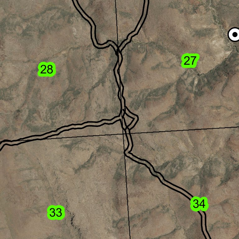 High Peak T39S R43E Township Map by Super See Services | Avenza Maps