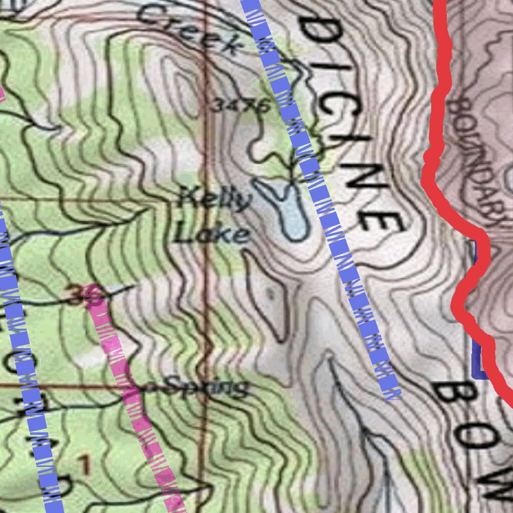 2020 Double Map GMU 12 Big Game Colorado Public / Private Lands and ...