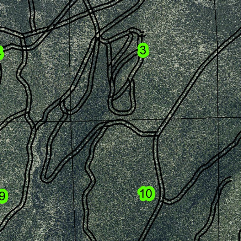 Pumice Ridge T25S R10E Township Map by Super See Services | Avenza Maps