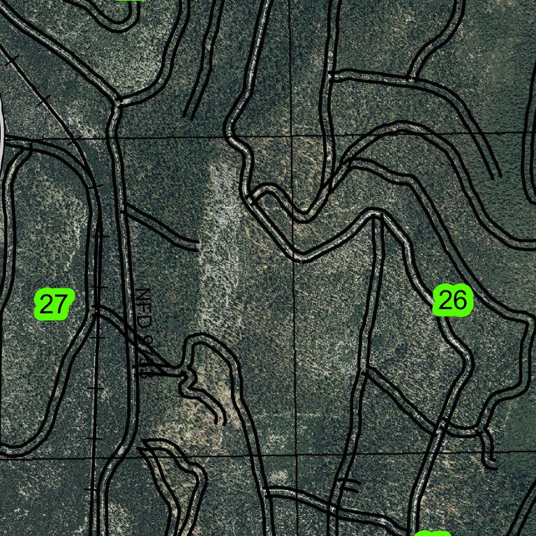 Walker Mountain T26S R8E Township Map by Super See Services | Avenza Maps