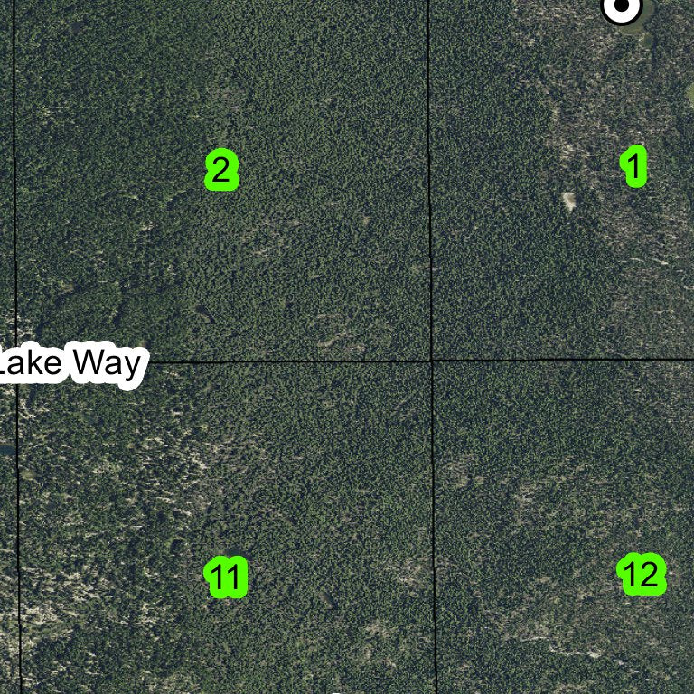 Crescent Lake T24S R6E Township Map by Super See Services | Avenza Maps