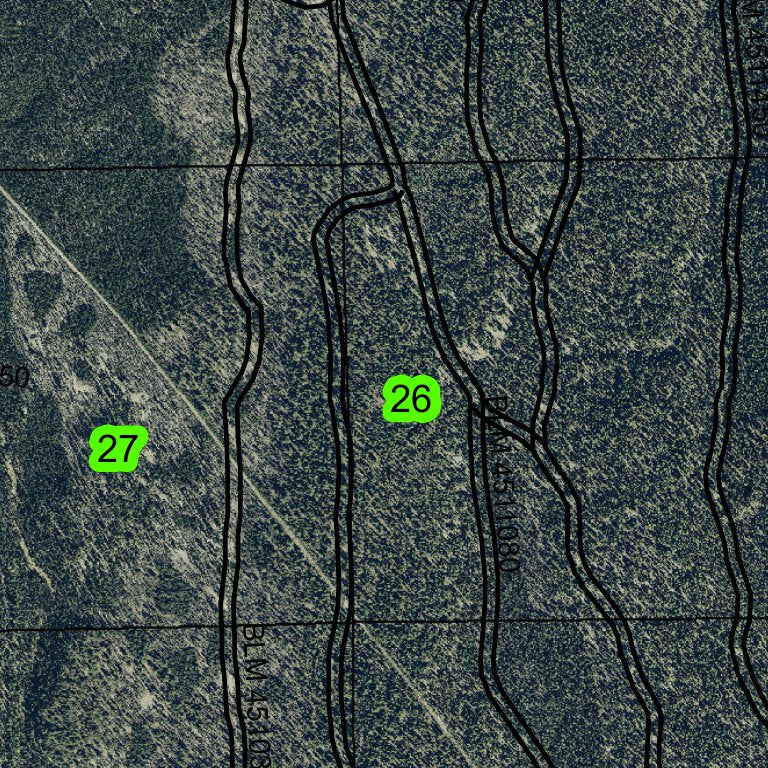 Applegate Butte T33S R8E Township Map by Super See Services | Avenza Maps