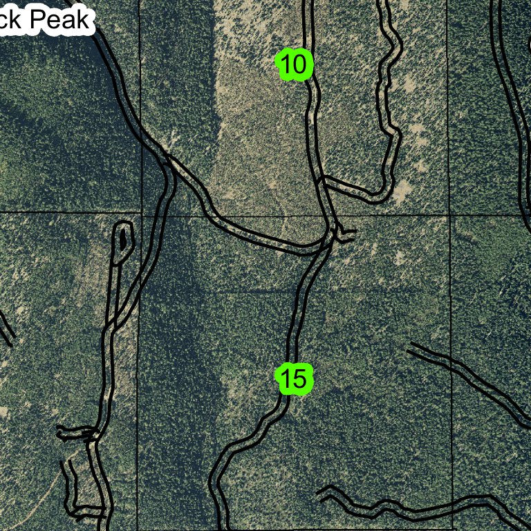 Buck Peak T38S R6E Township Map by Super See Services | Avenza Maps
