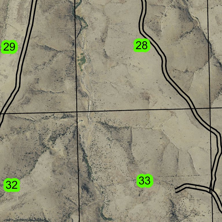 Lone Rock Creek T4S R23E Township Map by Super See Services | Avenza Maps