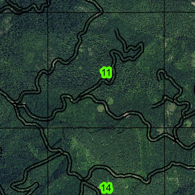 Hobo Creek T22S R1E Township Map by Super See Services | Avenza Maps
