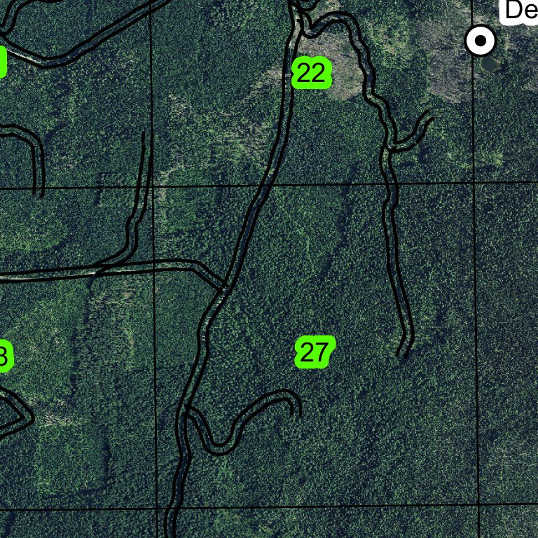 The Knobs T15S R7E Township Map by Super See Services | Avenza Maps
