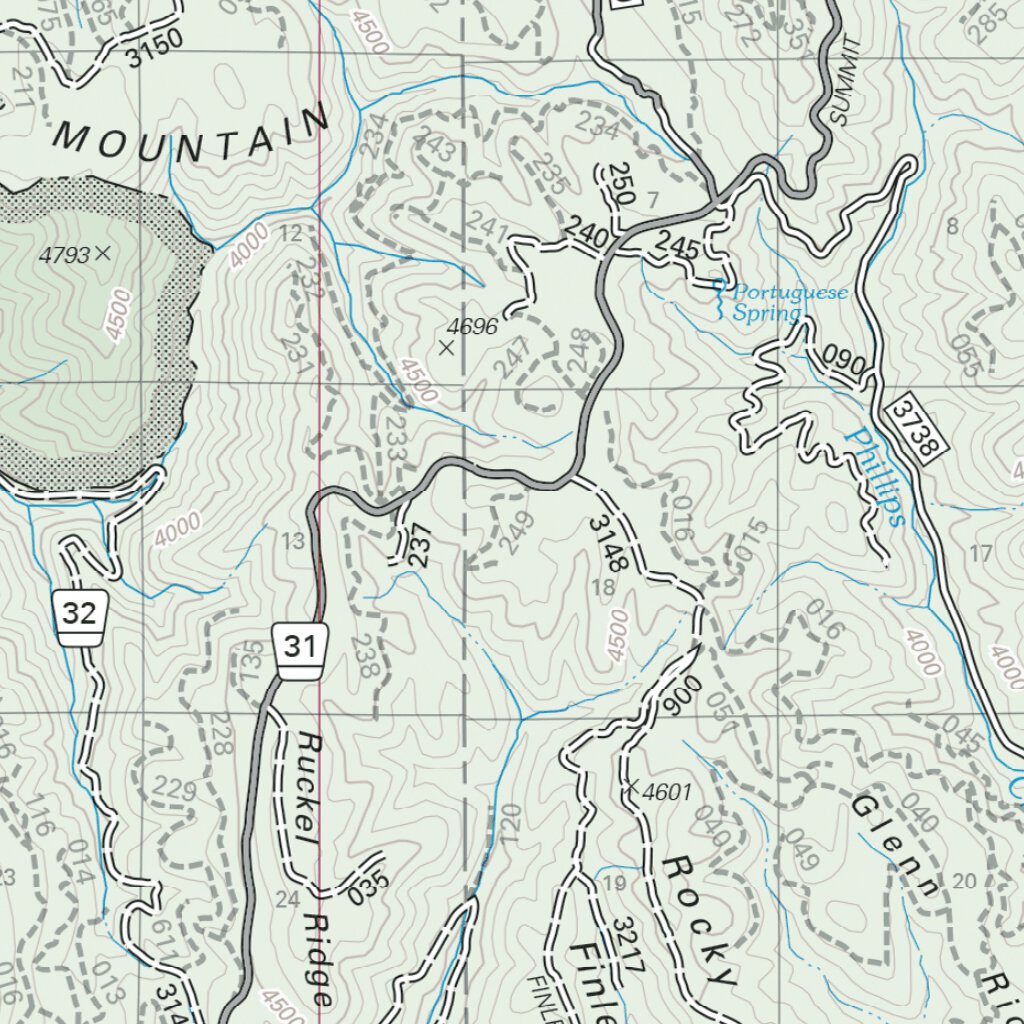 Walla Walla Ranger District Map South by US Forest Service R6 Pacific ...