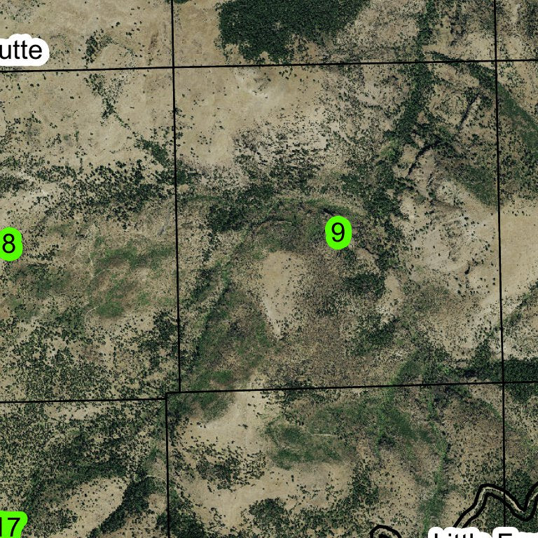 Mutton Mountains T7S R13E Township Map by Super See Services | Avenza Maps
