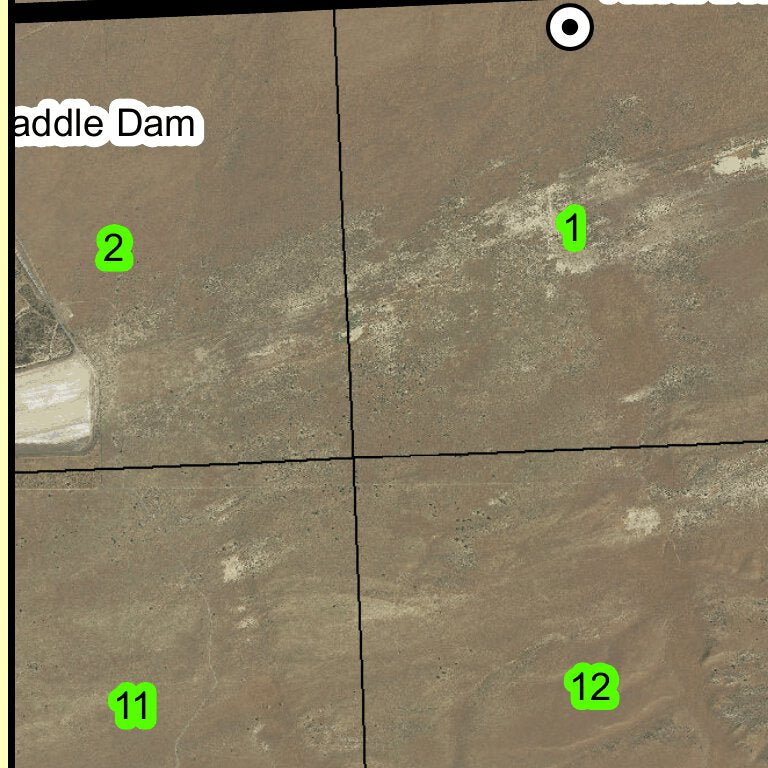 Naval Bombing Range Boardman T2N R25E Township Map by Super See ...
