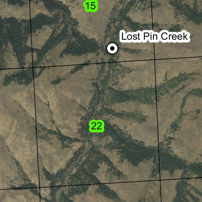 Deadman Pass T1N R34E Township Map by Super See Services | Avenza Maps