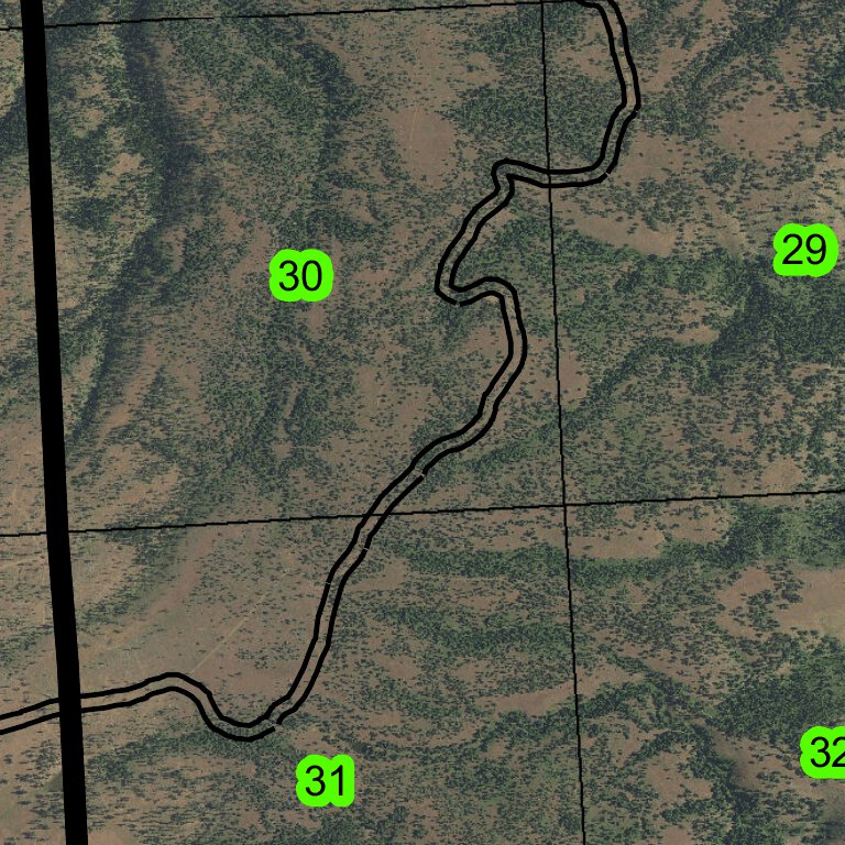 Ukiah T5S R31E Township Map by Super See Services | Avenza Maps