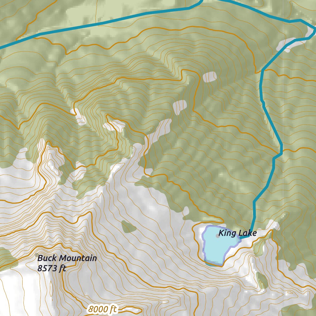 Spider Gap Loop (Spider Meadows Trail to Buck Creek Trail) Map by ...
