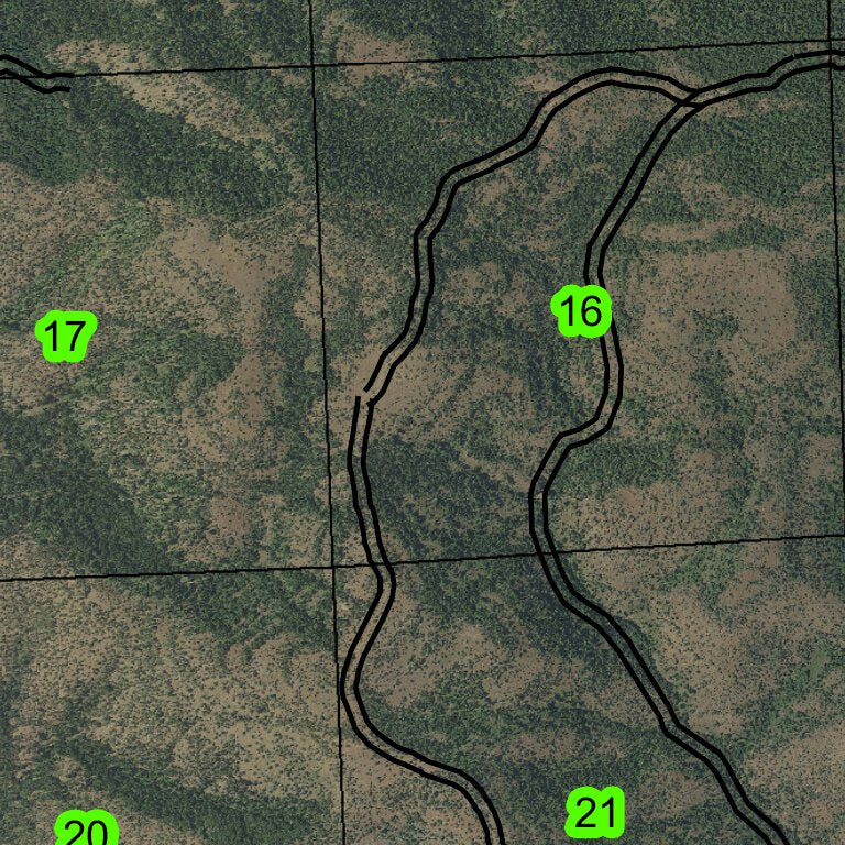 Dry Creek T12S R29E Township Map by Super See Services | Avenza Maps