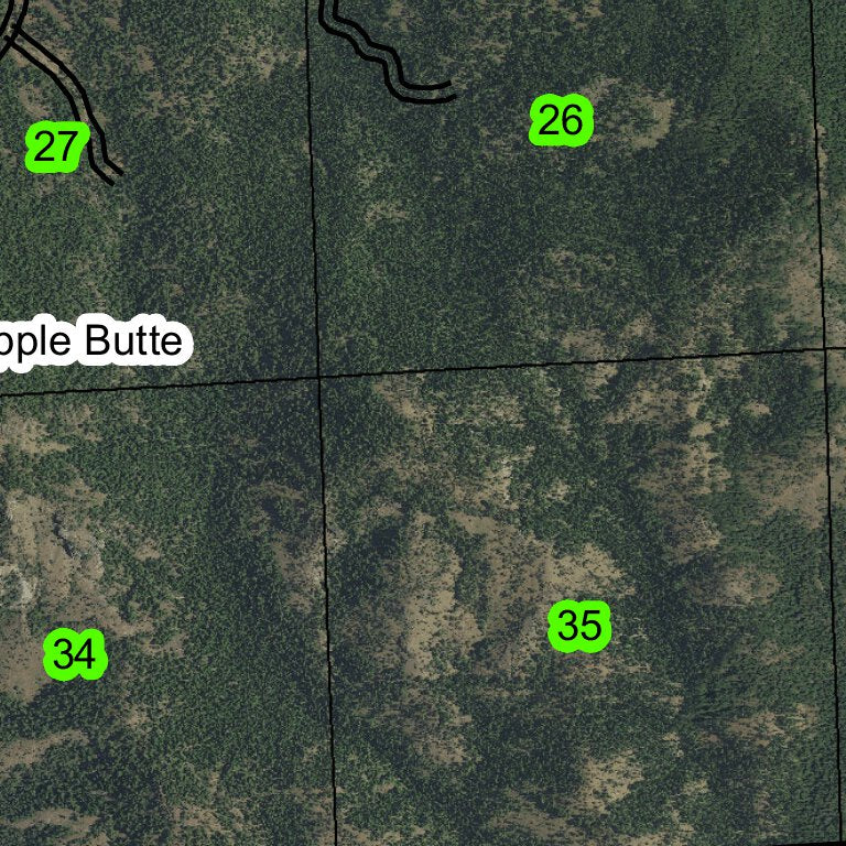 Huckleberry Butte T11S R31E Township Map by Super See Services | Avenza ...