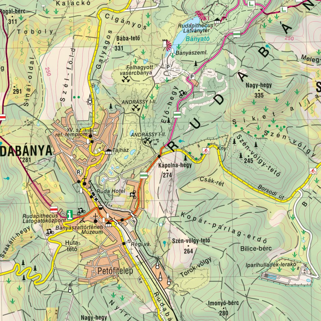 AGGTELEK-GÖMÖR - Dél turistatérkép / Aggtelek-Gomor South tourist Map ...