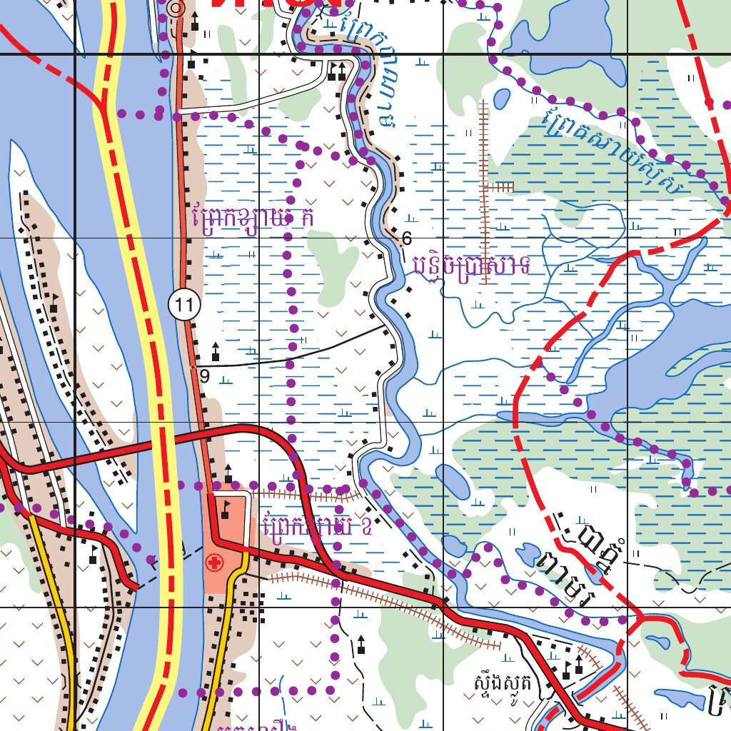 Prey Veng Kh Map by FreelancerKH | Avenza Maps