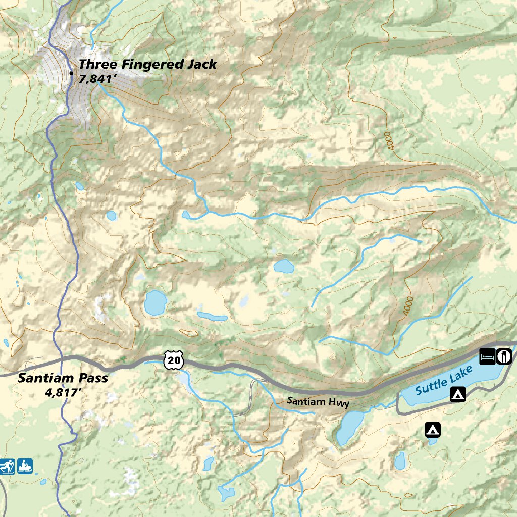 Central Oregon Road Biking Map by Adventure Maps, Inc. | Avenza Maps