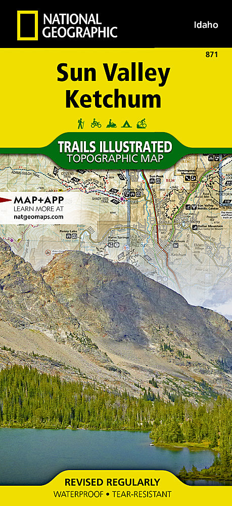 871 :: Sun Valley, Ketchum Map by National Geographic | Avenza Maps