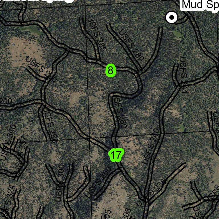 Williams Reservoir T19S R25E Township Map by Super See Services ...