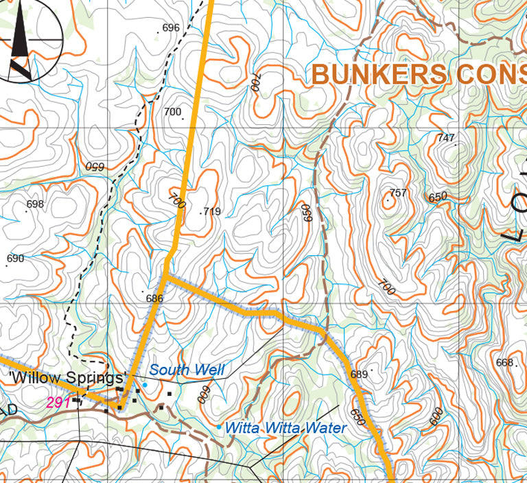 Flinders Ranges Map C7 by Mapland - Department for Environment and ...