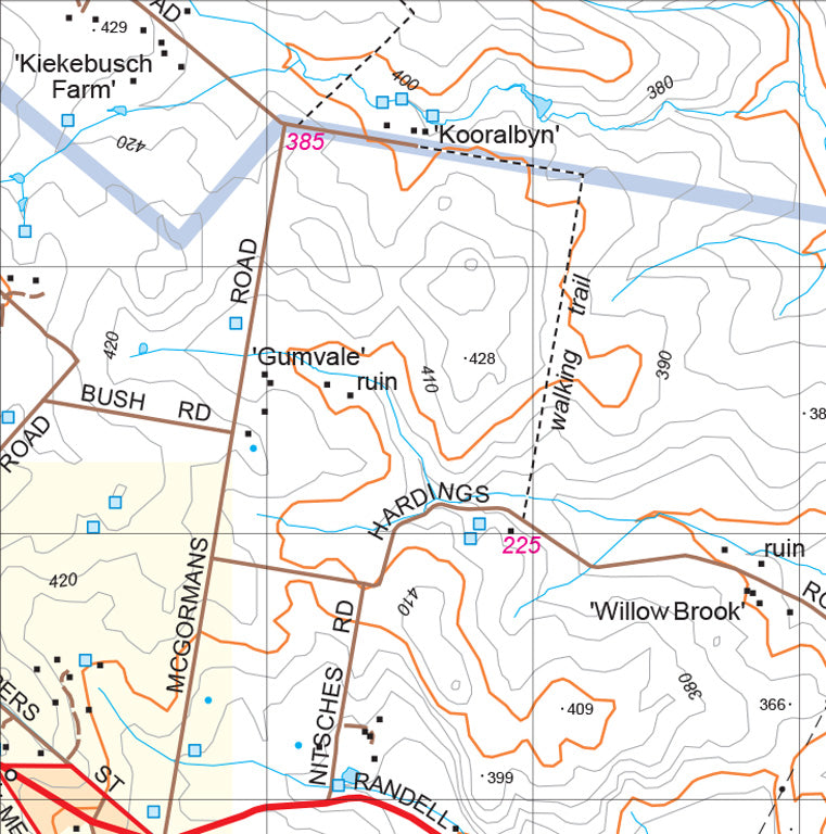 Mount Lofty Ranges Map 150D by Mapland - Department for Environment and ...