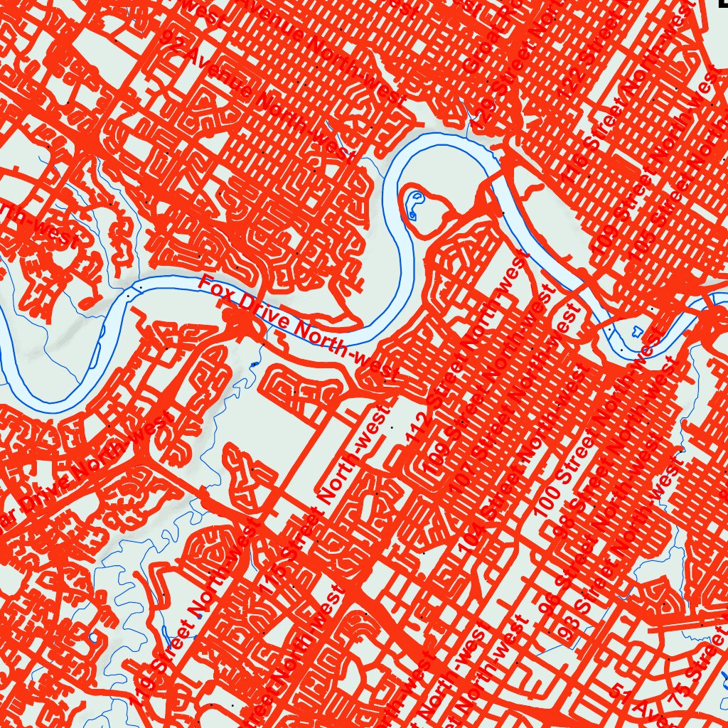Rural Road Maps by GoTrekkers - Edmonton SW 2020 Map by GoTrekkers Ltd ...