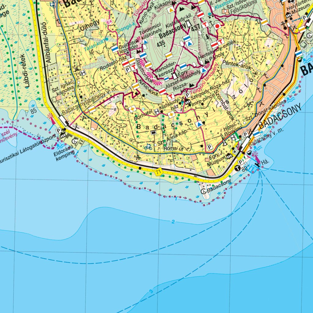 BALATON turistatérkép / tourist Map by Cartographia Kft. | Avenza Maps