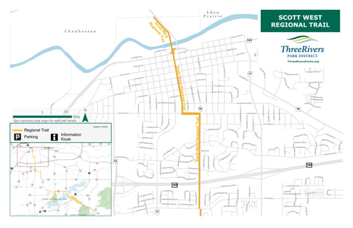 Big Woods Regional Trail Map by Three Rivers Park District | Avenza Maps