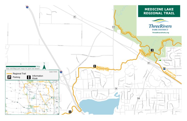 Medicine Lake Regional Trail Map by Three Rivers Park District | Avenza ...