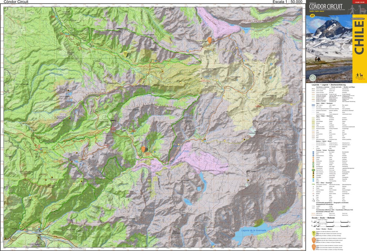 Condor Circuit Map by Viachile Editores | Avenza Maps