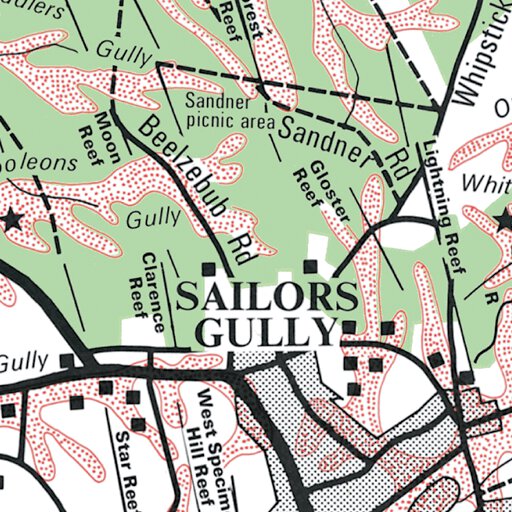 Bendigo Gold Map by Doug Stone GOLD MAPS | Avenza Maps