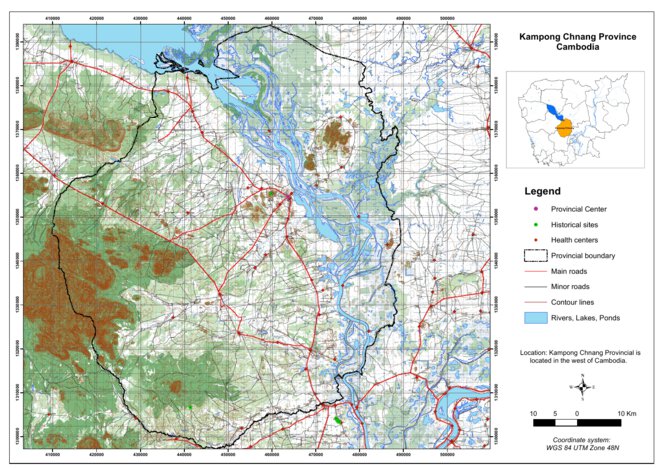 Kampong Chhnang Kh Map by FreelancerKH | Avenza Maps