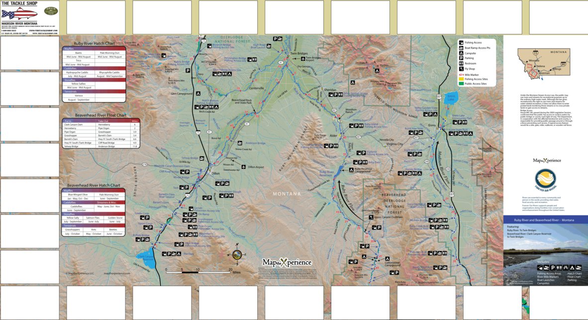 Ruby River and Beaverhead River - Fish Montana Map by Map the Xperience ...