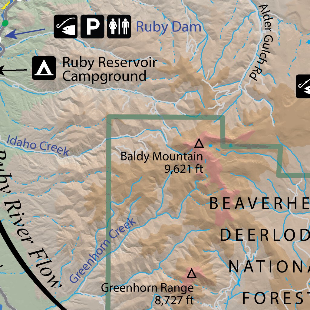 Ruby River and Beaverhead River - Fish Montana Map by Map the Xperience ...