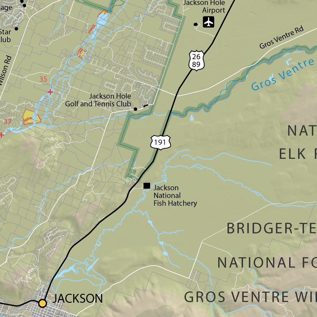 Snake River - Fish Wyoming Map by Map the Xperience | Avenza Maps