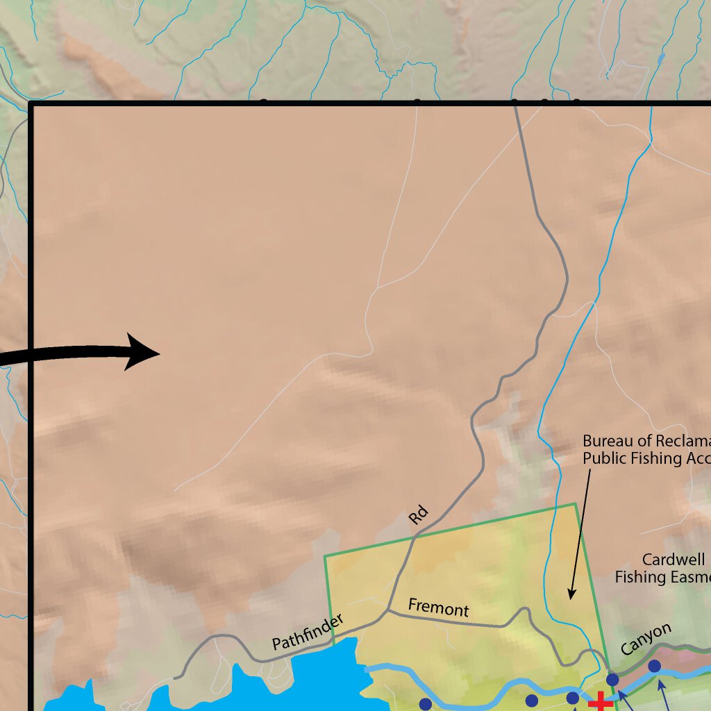 North Platte River - Fish Wyoming Map by Map the Xperience | Avenza Maps