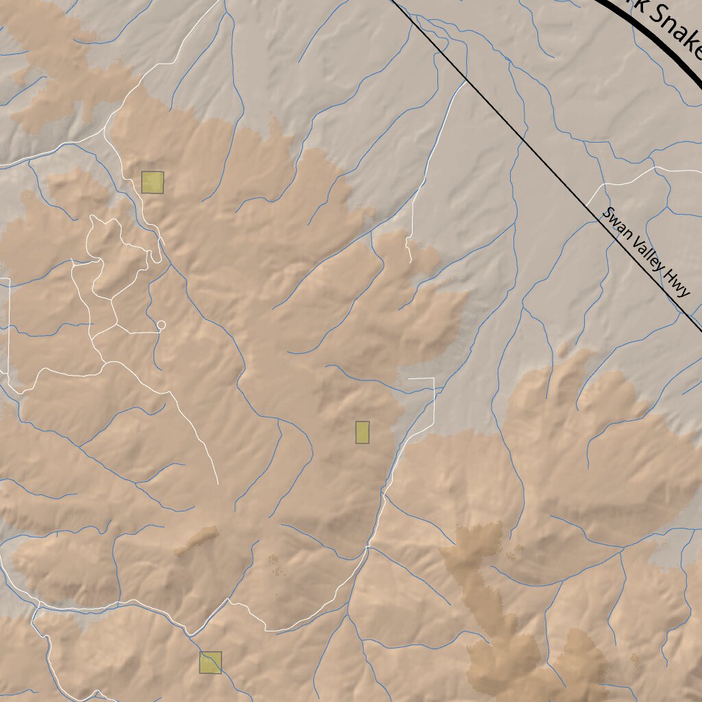 South Fork of the Snake River - Fish Idaho Map by Map the Xperience ...