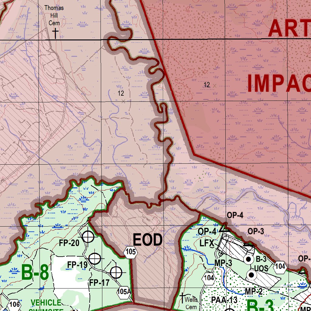 Fort Stewart Hunting and Fishing Map by iSportsman | Avenza Maps