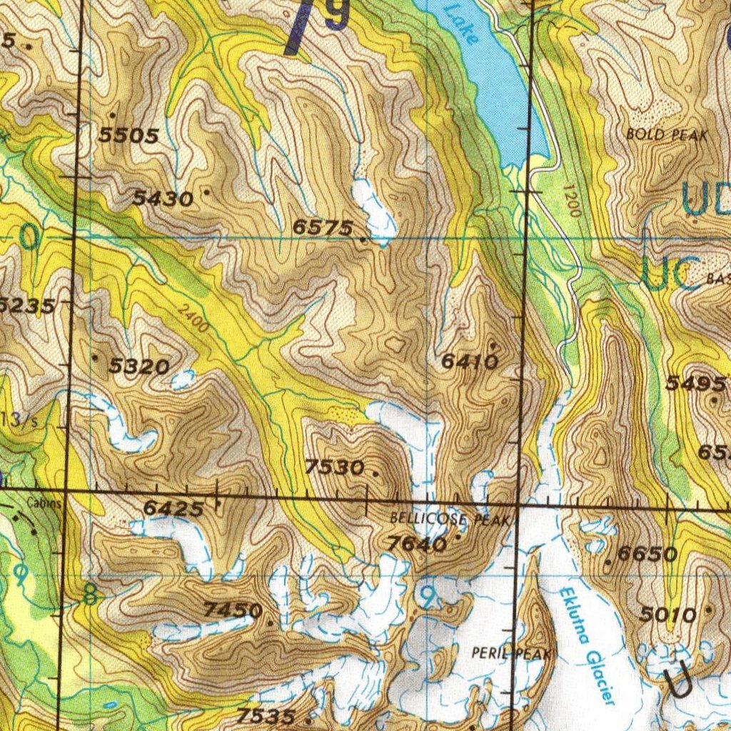 Anchorage, 1976, 3rd edition of JOG Air NP-5,6-11 at 250000 scale Map ...